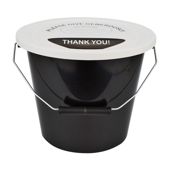 Collection Buckets & Lid – Care Fundraising Supplies