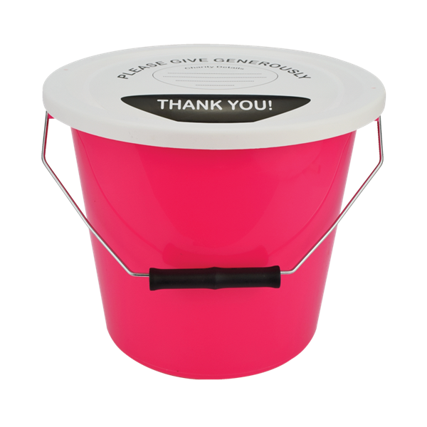 Collection Buckets & Lid – Care Fundraising Supplies
